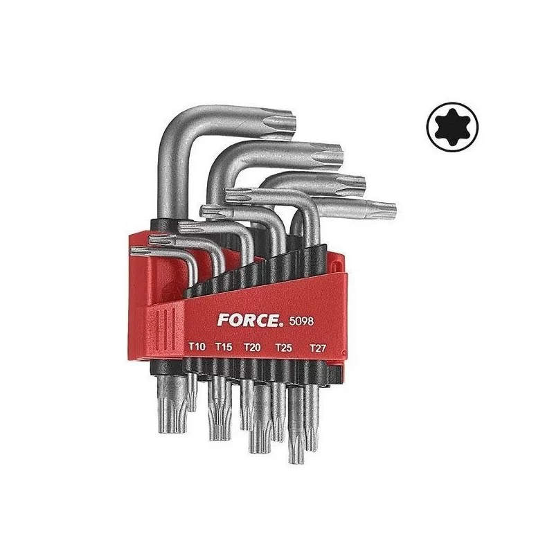 Llave Torx Juego 09Pc T10-T50 5098 Force