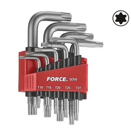 Llave Torx Juego 09Pc T10-T50 5098 Force
